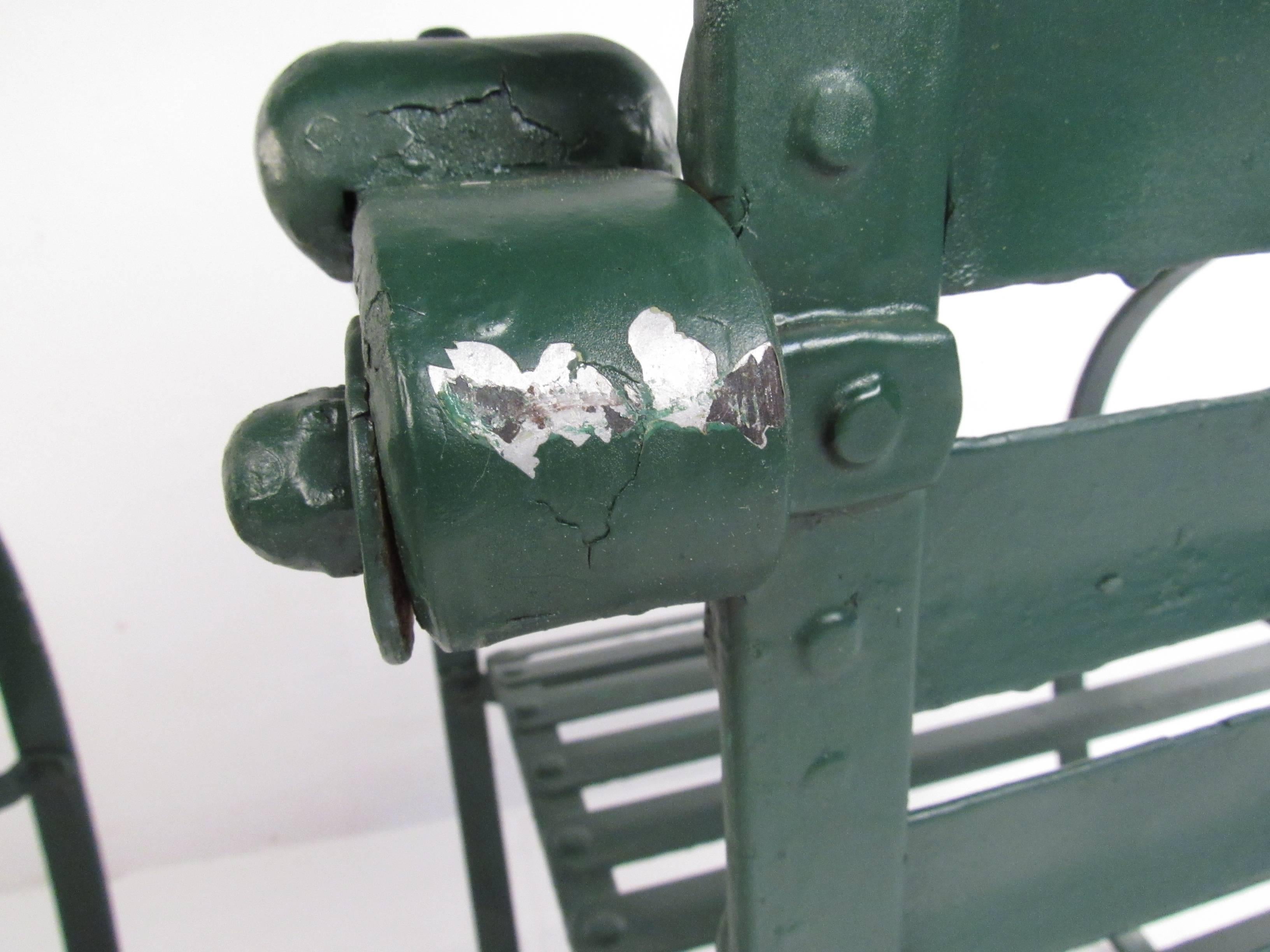 Pair of Vintage Metal Spring Chairs, Mid-Century Patio Furniture For ...