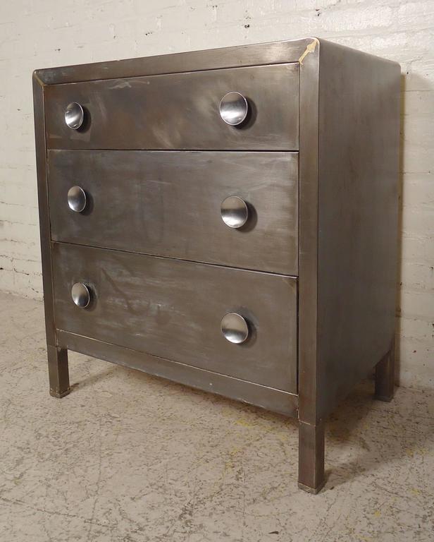 Heavy Duty Metal Dresser Refinished at 1stDibs