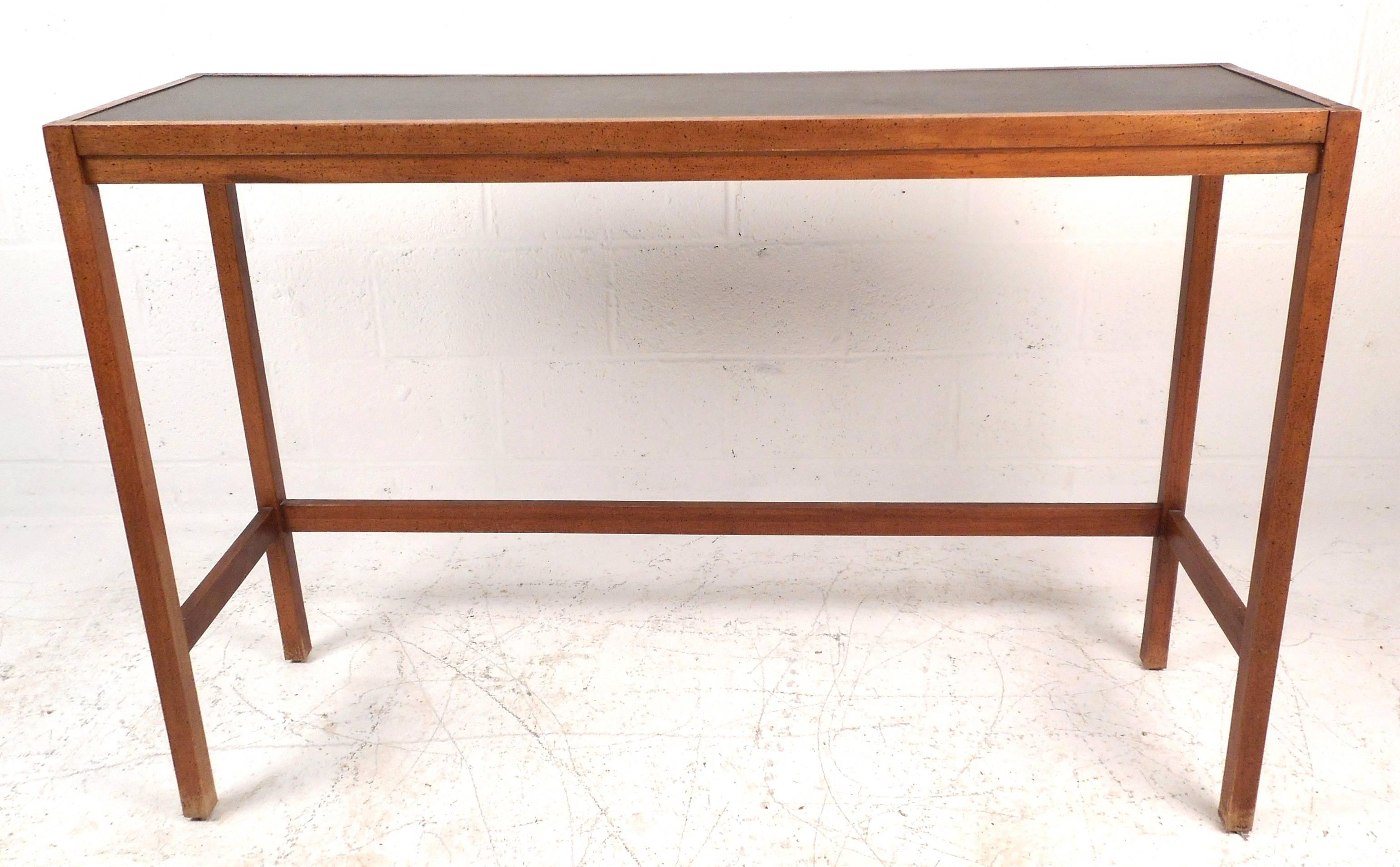 Mid-Century Modern Walnut Hall Table at 1stDibs | mid century hall ...
