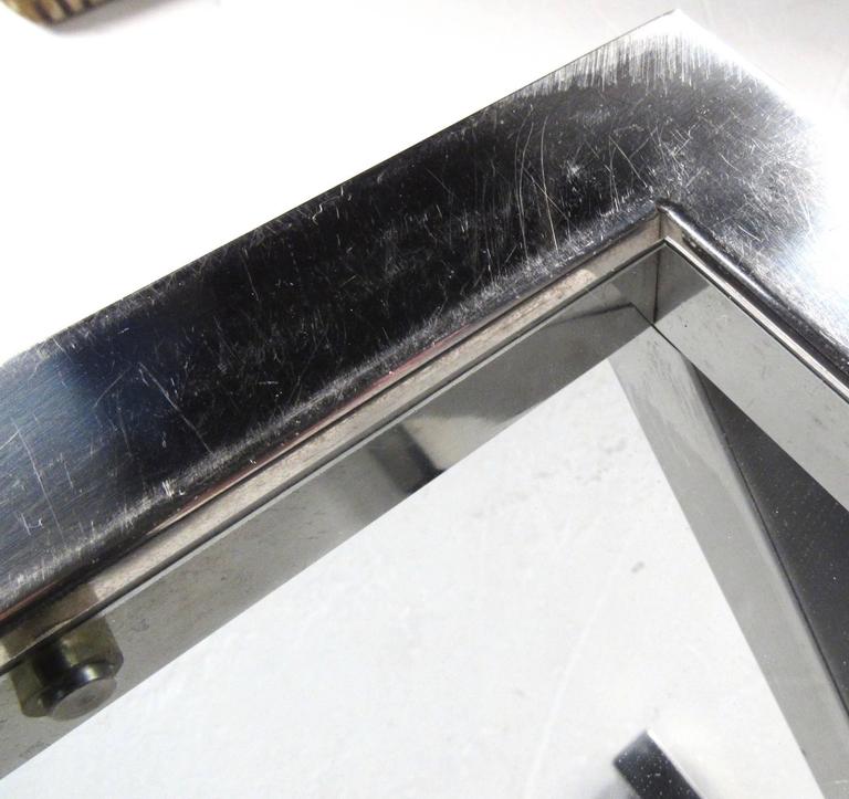 Contemporary Modern Cantilever Z-Frame Console Table For Sale at ...