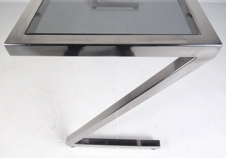 Contemporary Modern Cantilever Z-Frame Console Table For Sale at ...