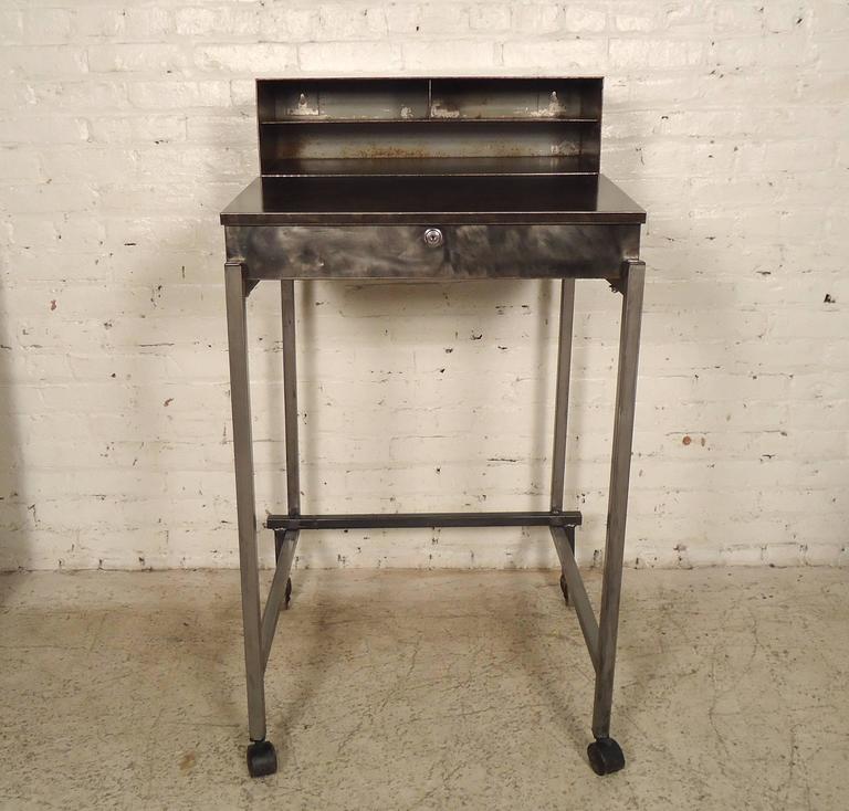 Industrial Metal Mobile Podium or Hostess Stand at 1stDibs | industrial ...