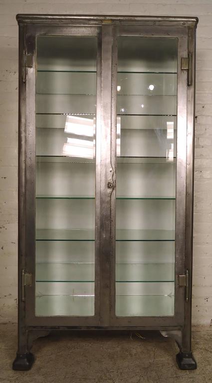 Massive Industrial Metal Display Cabinet For Sale at 1stDibs ...