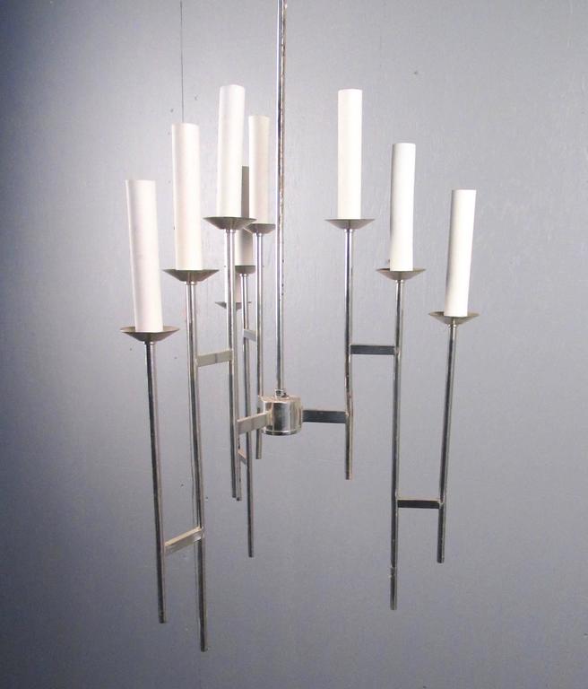 Mid-Century Modern Candelabra Style Chandelier For Sale at 1stDibs ...