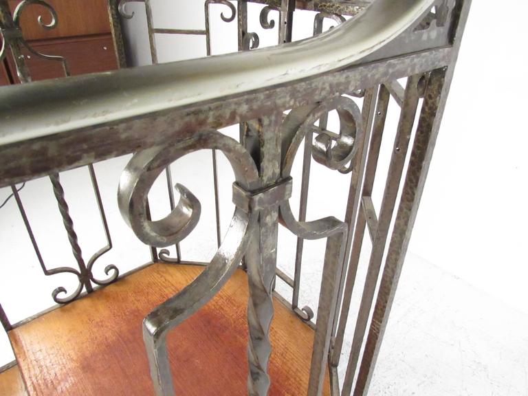 Vintage Cast Iron Podium with Lectern or Host Stand For Sale at 1stDibs