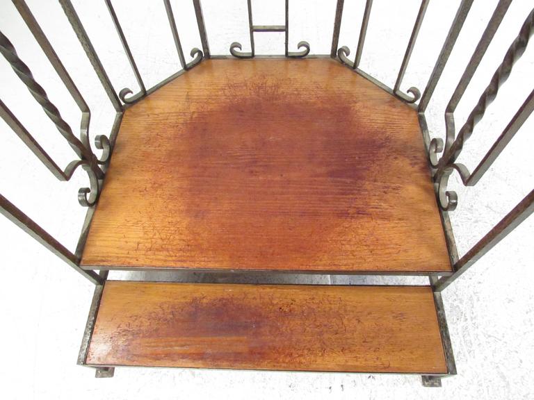Vintage Cast Iron Podium with Lectern or Host Stand For Sale at 1stDibs