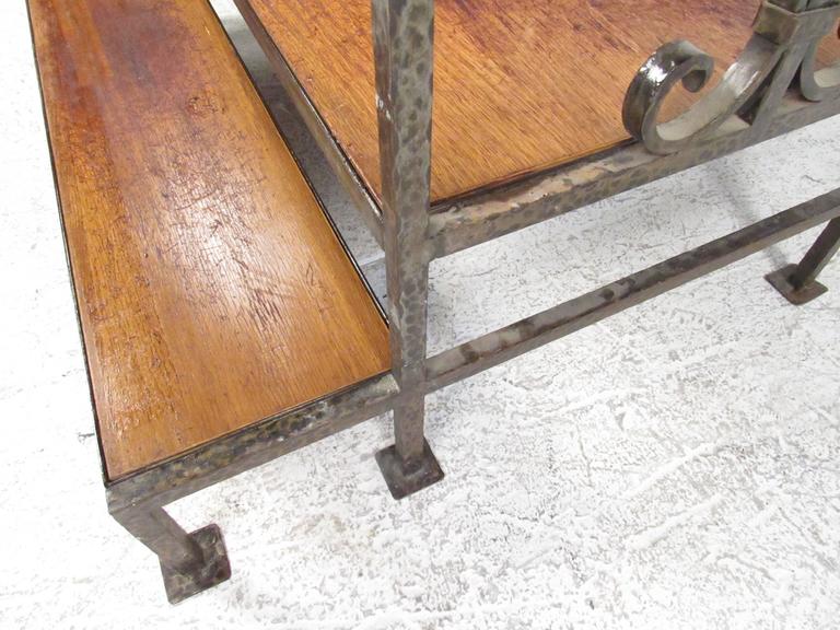 Vintage Cast Iron Podium with Lectern or Host Stand For Sale at 1stDibs