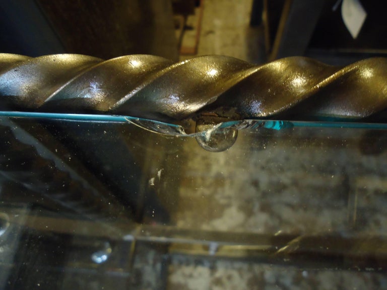 Unique Twisted Metal Table For Sale at 1stDibs | unique serving tables