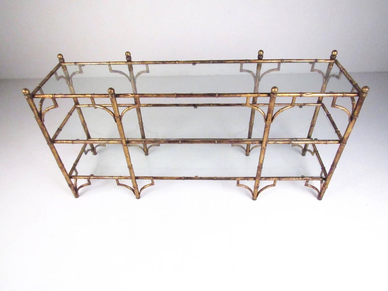 Contemporary Modern Decorator Style Display Table For Sale at 1stDibs