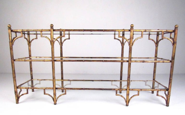 Contemporary Modern Decorator Style Display Table For Sale at 1stDibs