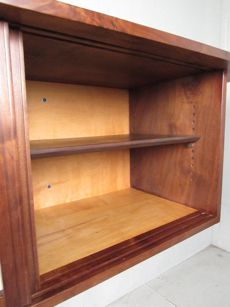 Mid-Century Live Edge Wall Cabinet after George Nakashima For Sale at ...