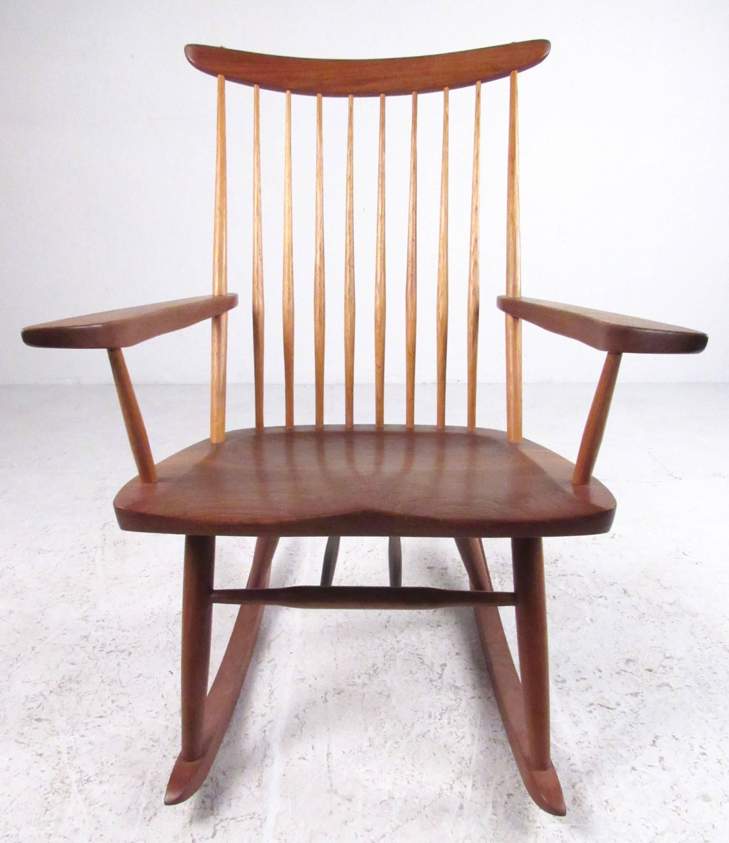 George Nakashima "New" Chair Rocker For Sale at 1stDibs | nakashima ...