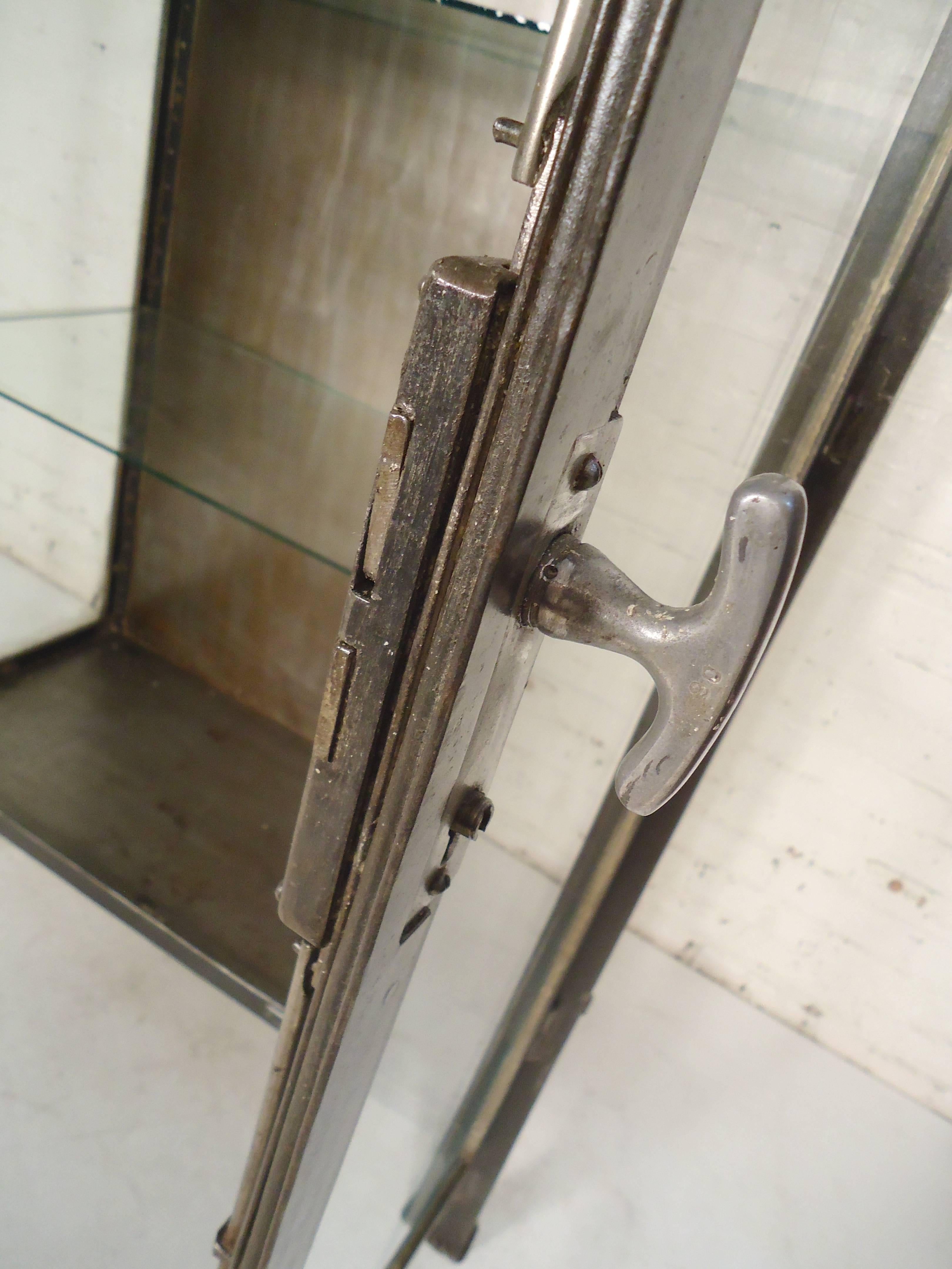 Large Metal Display Cabinet at 1stDibs | large metal cabinet, metal ...