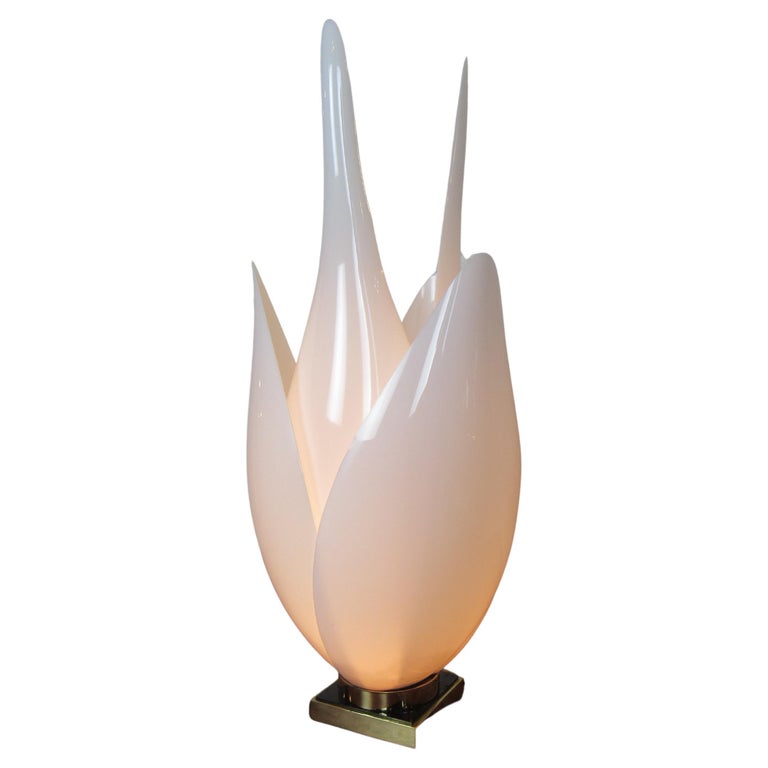 Vintage Oversized "Tulip" Lamp by Roger Rougier For Sale at 1stDibs