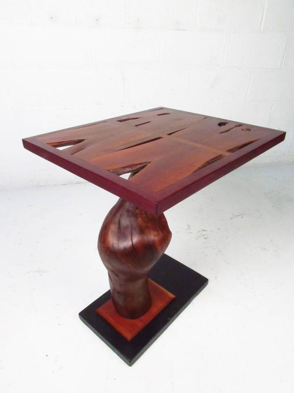 Studio Made Sculptural Root End Table For Sale at 1stDibs