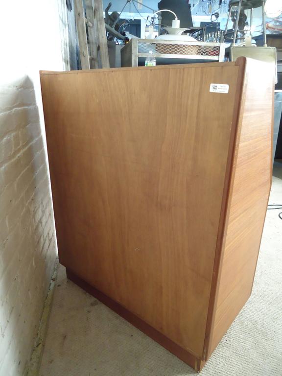 Midcentury Teak Drop-Front Desk by Torring Mobelfabrik at 1stDibs