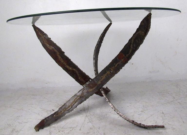 Pair of Midcentury Paul Evans Style End Tables For Sale at 1stDibs