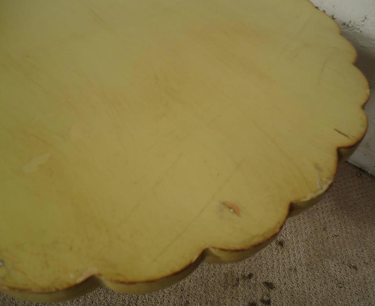 Low Midcentury Shell Shaped Coffee Table For Sale at 1stDibs