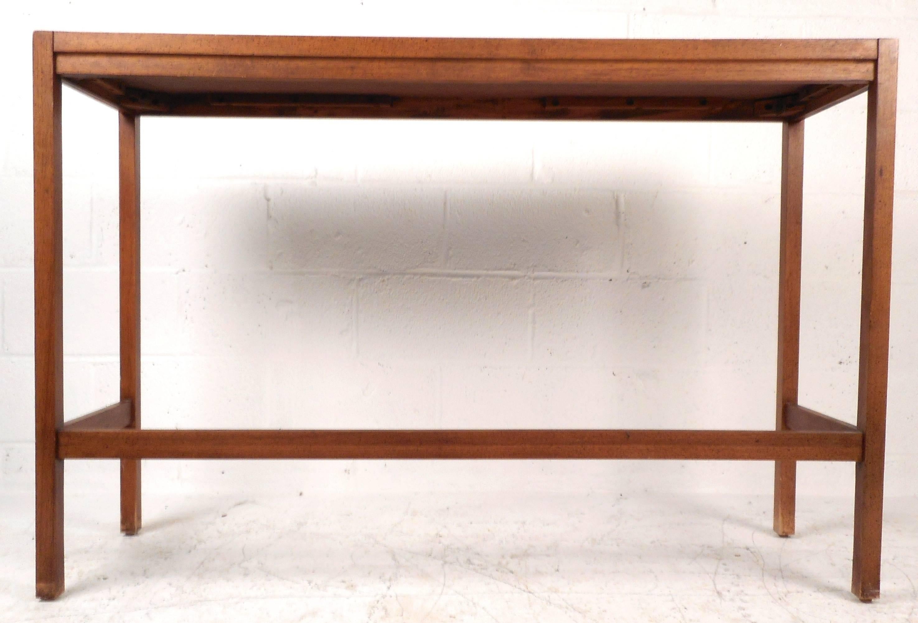 Mid-Century Modern Walnut Hall Table at 1stDibs | mid century hall ...