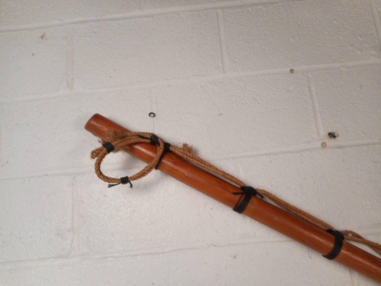 Vintage Nautical Brass Tipped Harpoon Wall Decoration at 1stDibs