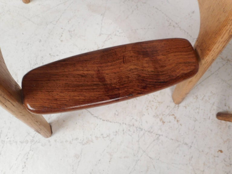 Pair of Danish Mid-Century Modern O.D. Mobler Bar Stools by Erik Buck ...