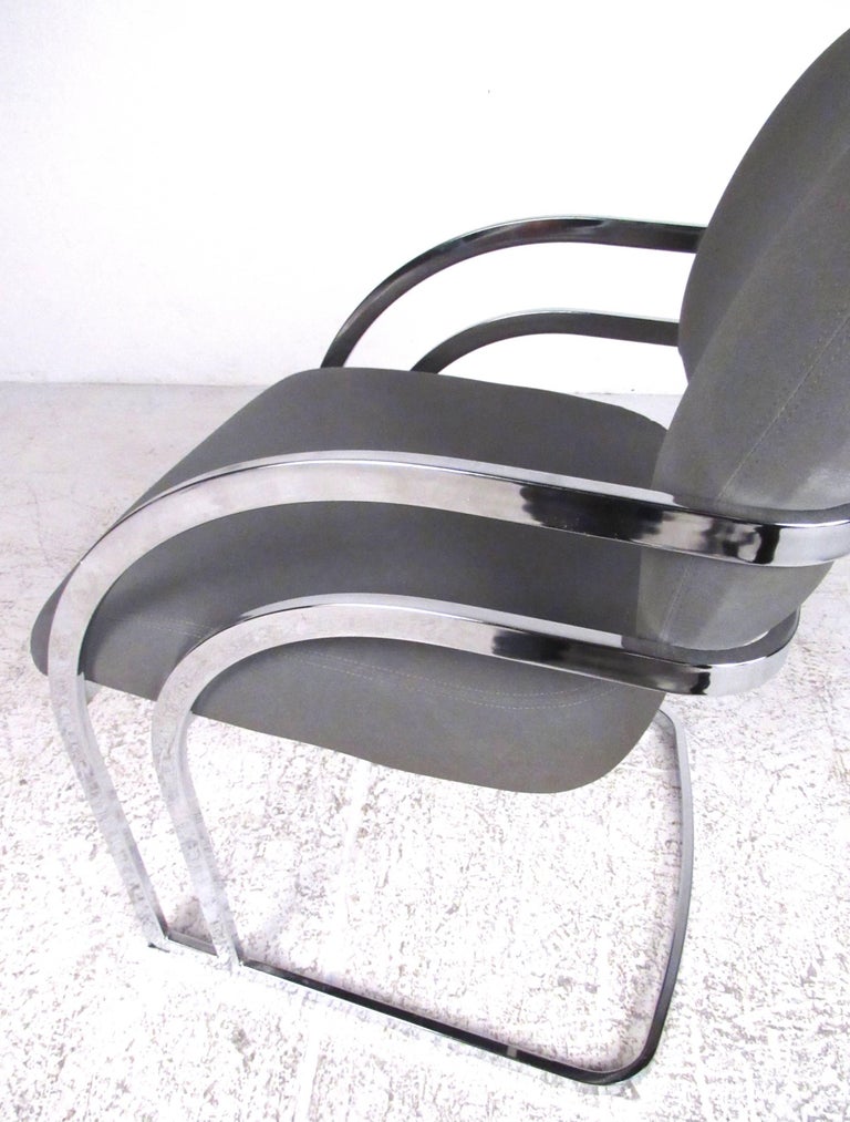 Set of Four Contemporary Shells Inc. Upholstered Dining Chairs For Sale ...