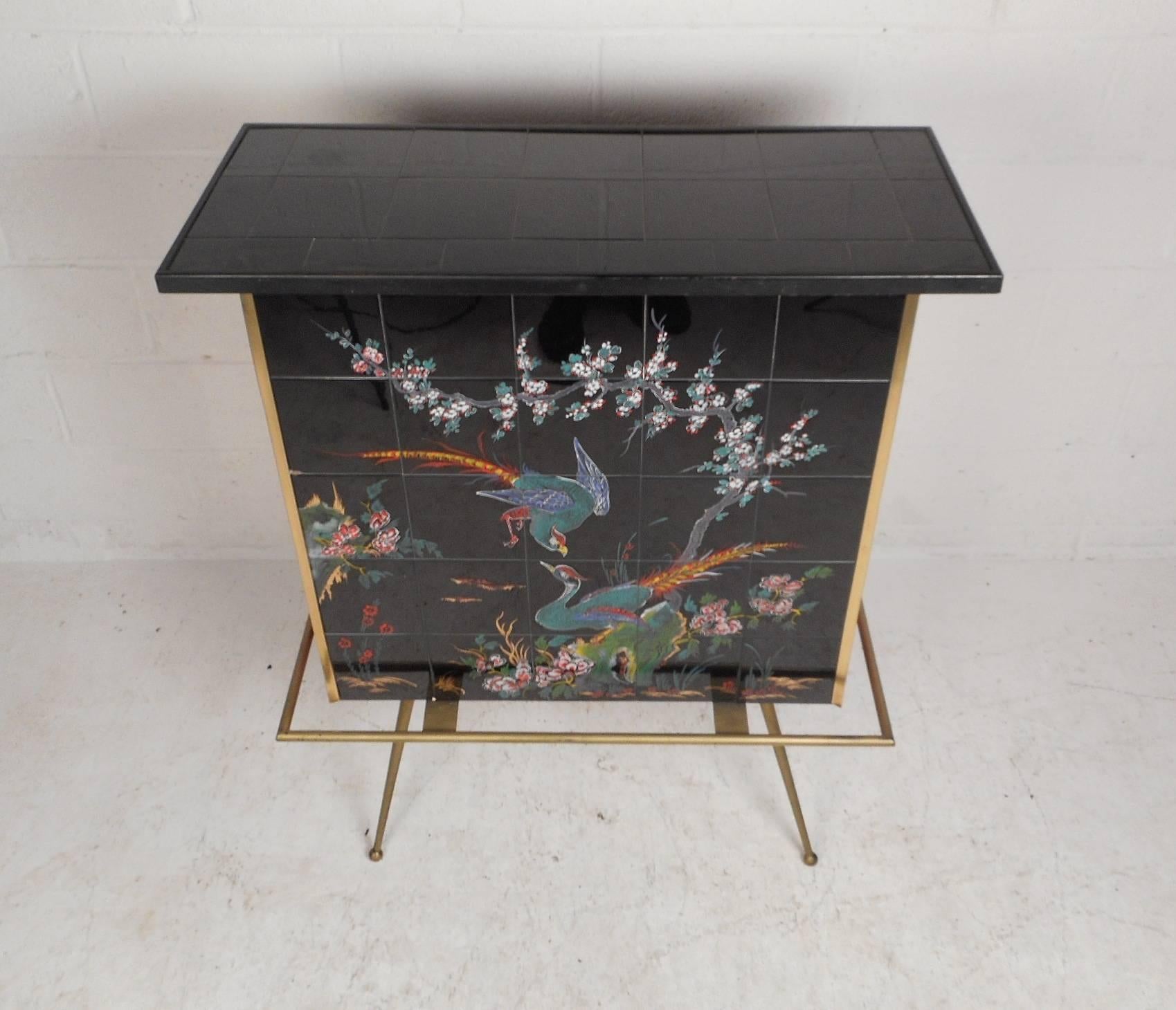 Beautiful Mid-Century Modern Italian Bar at 1stDibs