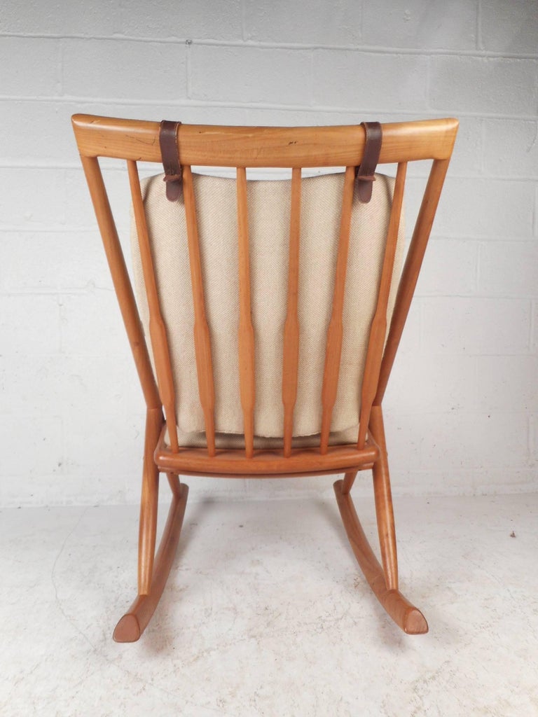 Mid-Century Modern Danish Rocking Chair by Frank Reenskaug for Bramin ...