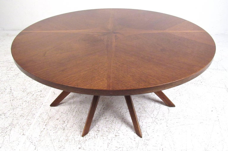 Midcentury Broyhill Cathedral Coffee Table at 1stDibs