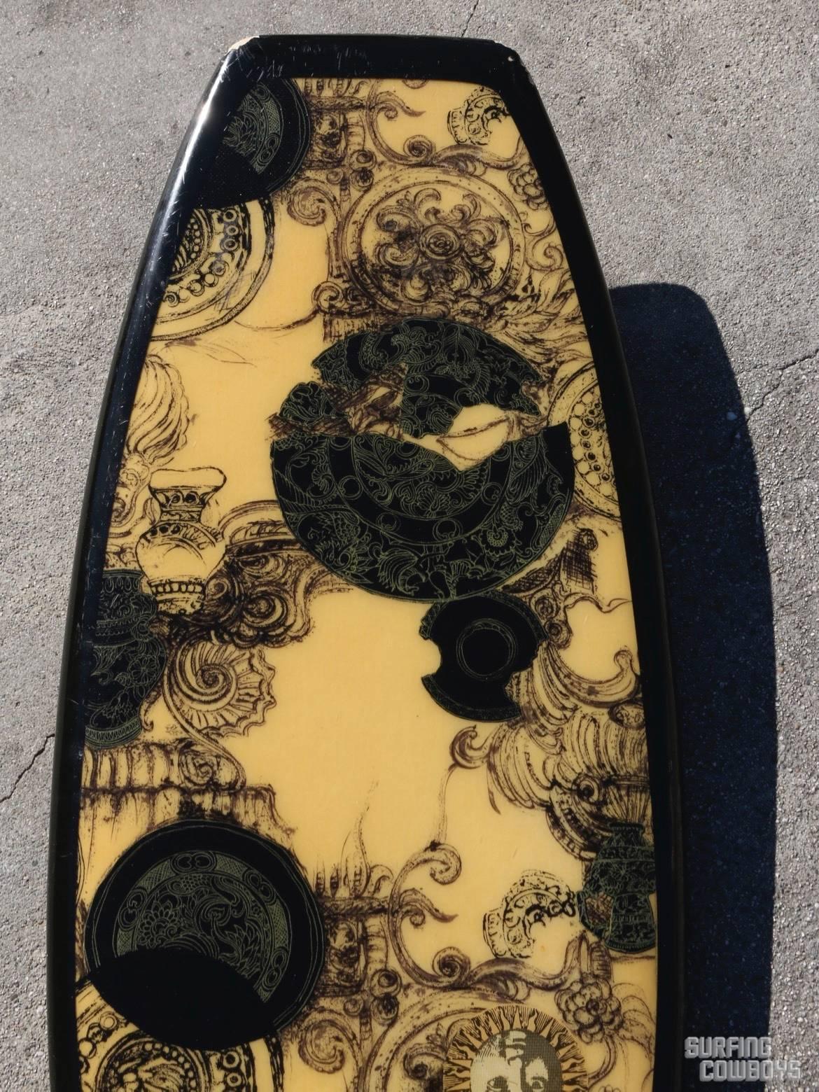 Fornesetti Style Dextra Belly-board Surfboard, circa 1970 For Sale at ...