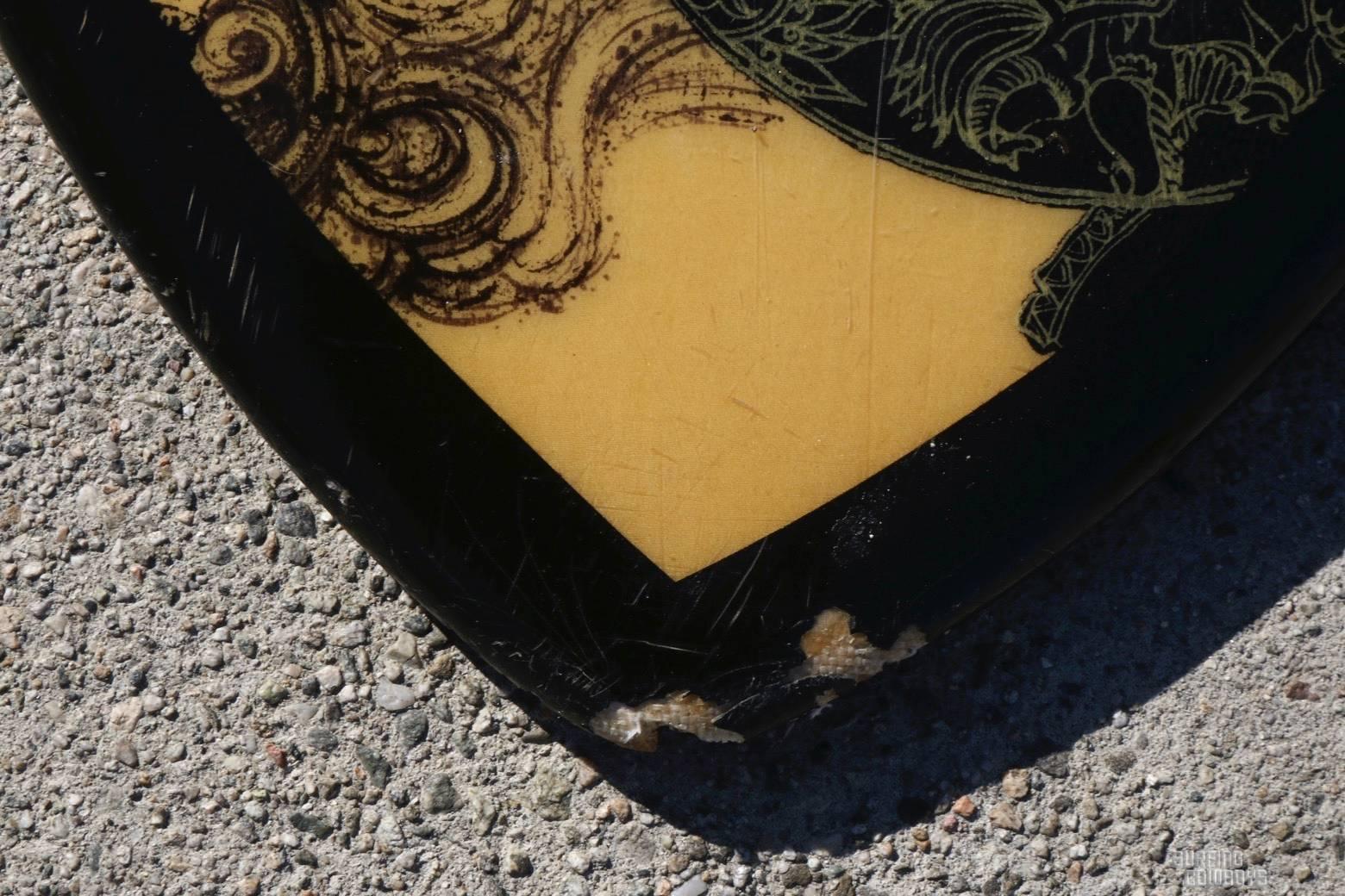 Fornesetti Style Dextra Belly-board Surfboard, circa 1970 For Sale at ...