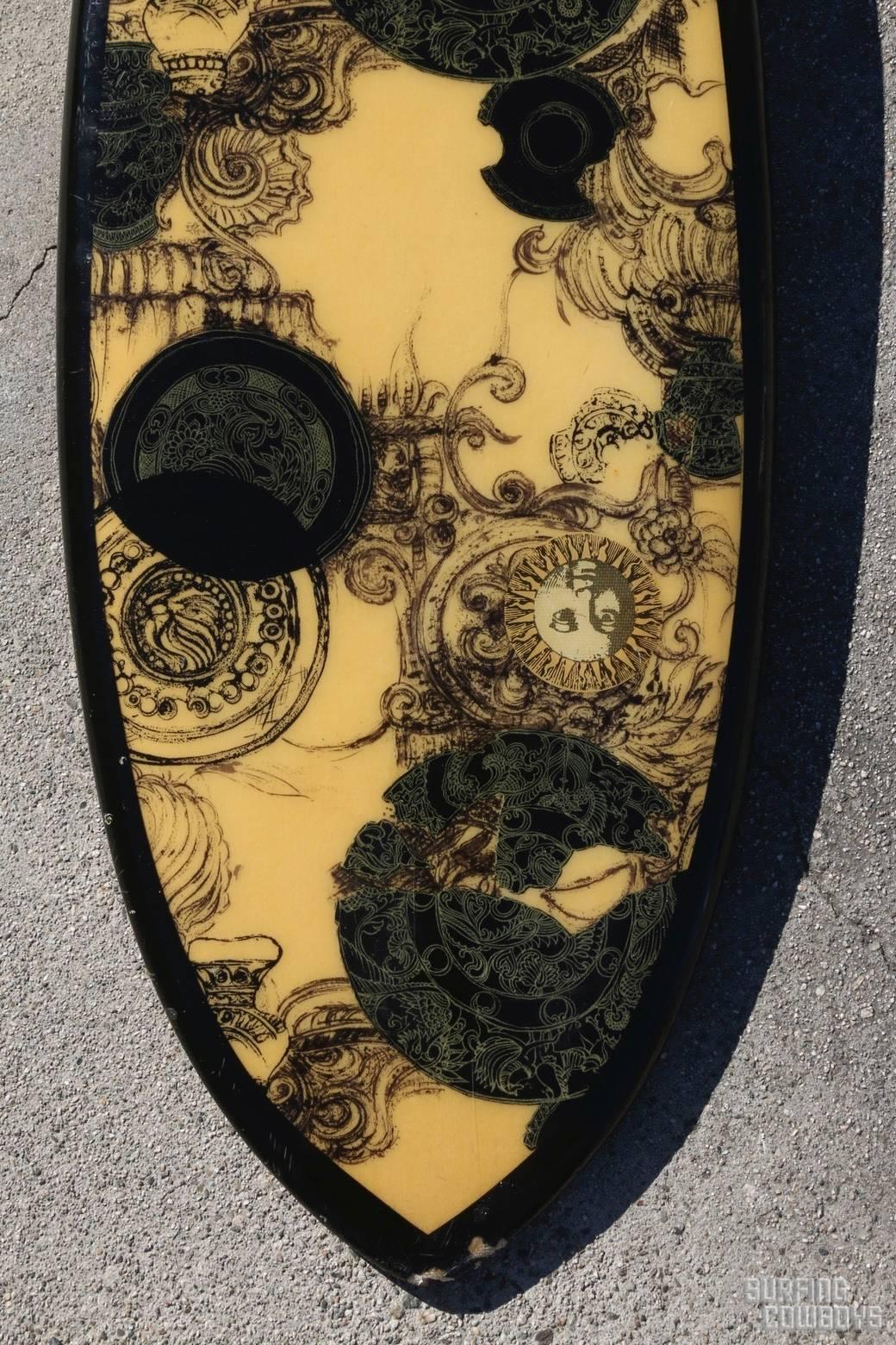 Fornesetti Style Dextra Belly-board Surfboard, circa 1970 For Sale at ...