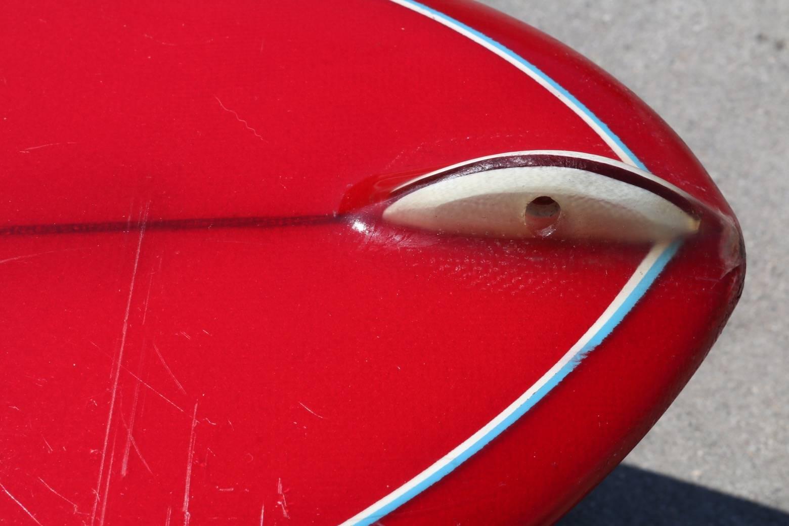 All Original 1970s Bing Surfboard, Cherry Red at 1stDibs