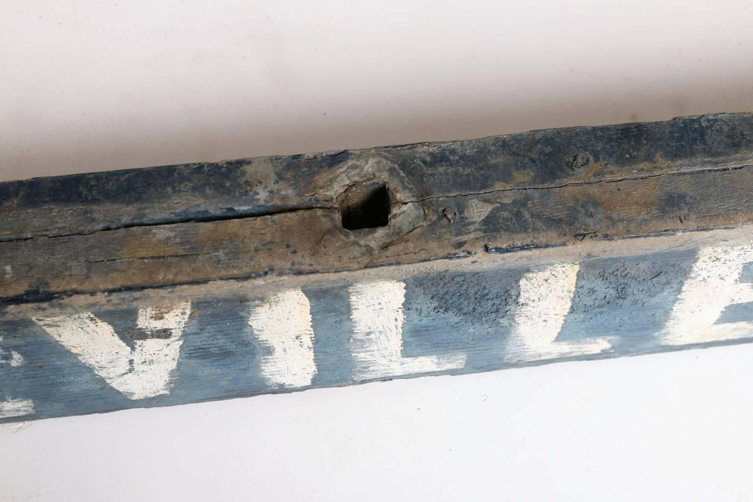 Venice California 1920s Wooden Street Signs at 1stDibs