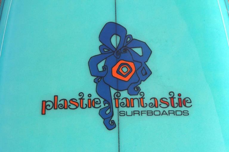 Plastic Fantastic Solid Turquoise Blue, Short Board Surfboard Circa ...