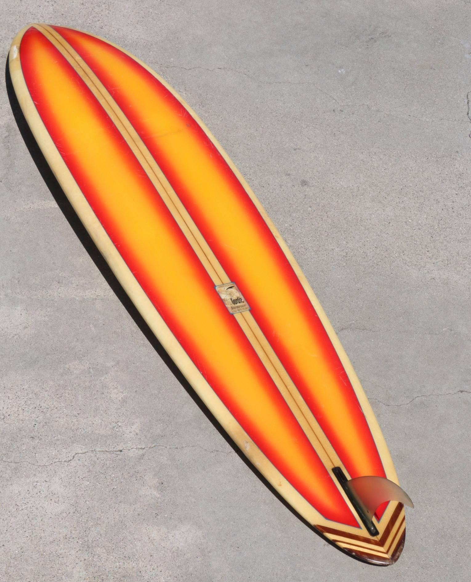 Gordie Surfboard, Transitional Pintail, Huntington Beach California ...