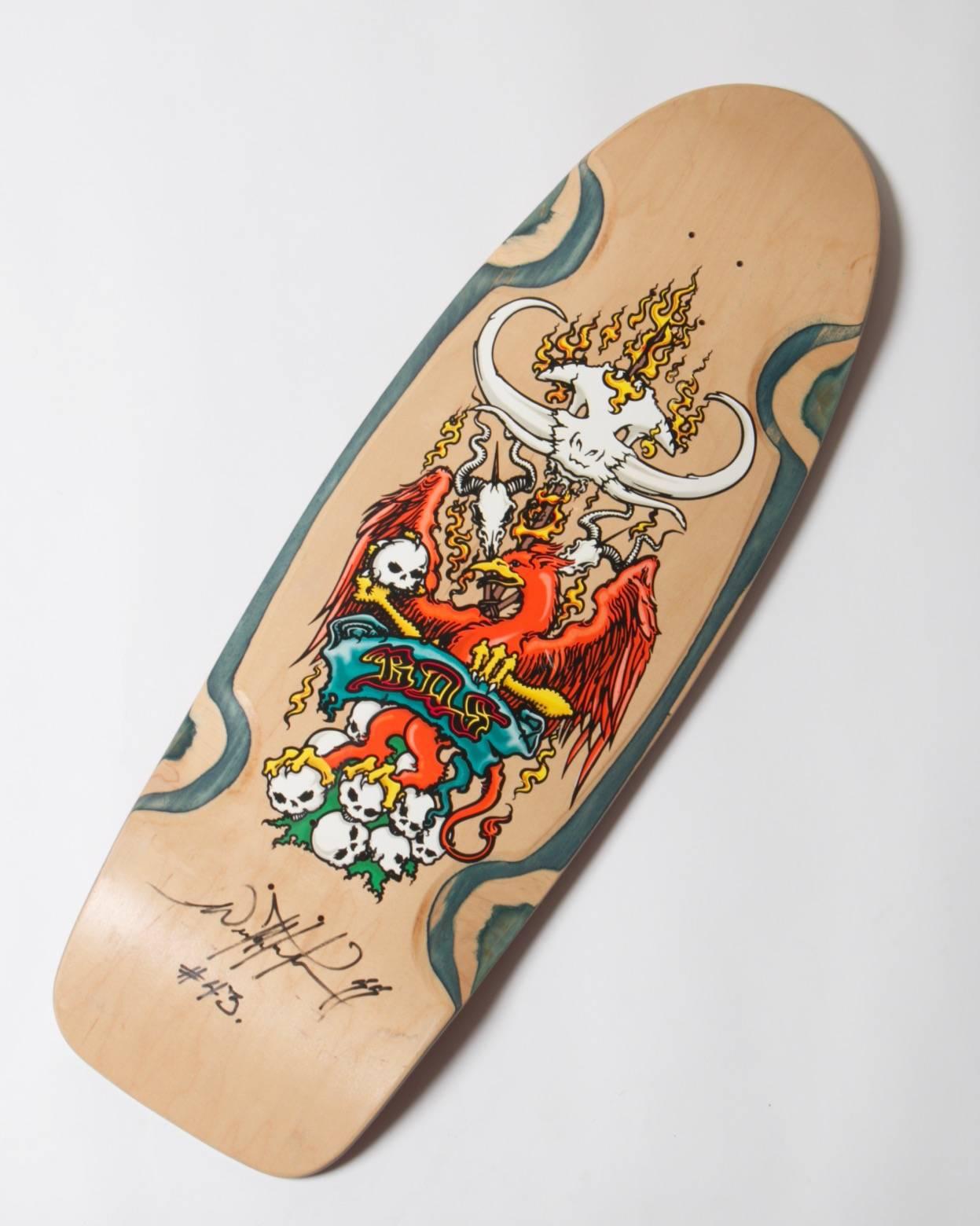 Dogtown Bulldog Skateboard Deck Set by Wes Humpston 2005, Unused ...