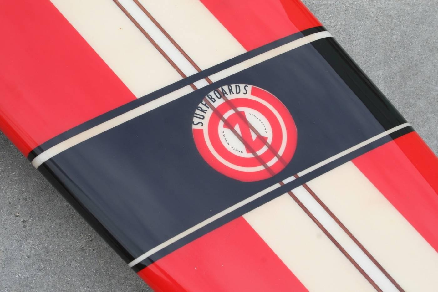 1960s Surfboard by CON, Santa Monica California, 1960s, Fully Restored ...