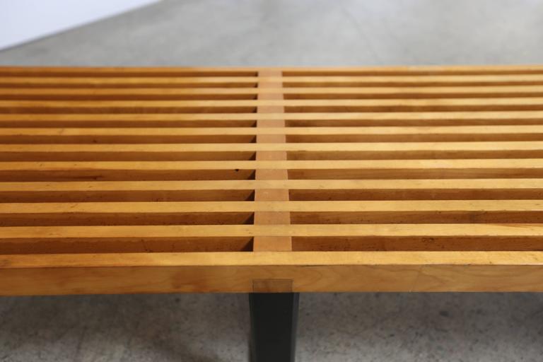 Early Long Slat Bench by George Nelson at 1stDibs | george nelson bench ...