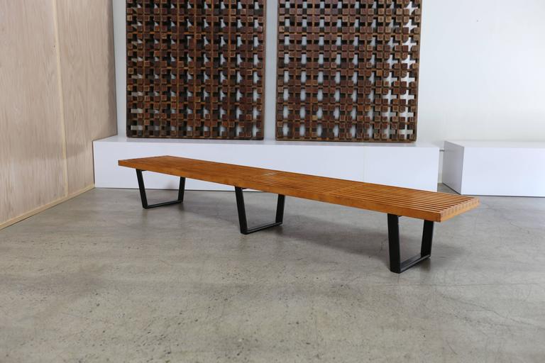 Early Long Slat Bench by George Nelson at 1stDibs | george nelson bench ...