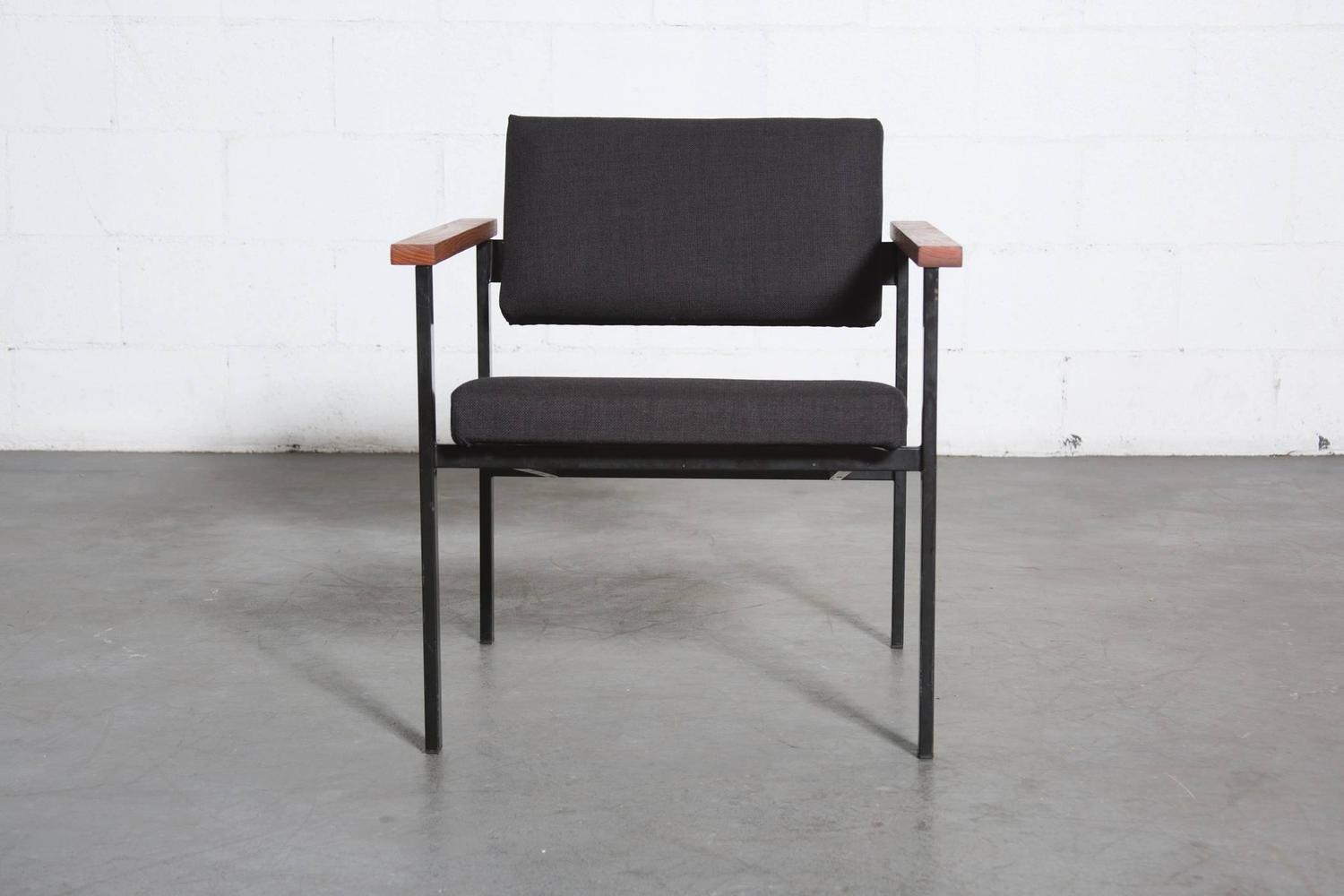 t'Spectrum Style Minimal Industrial Lounge Chair at 1stdibs