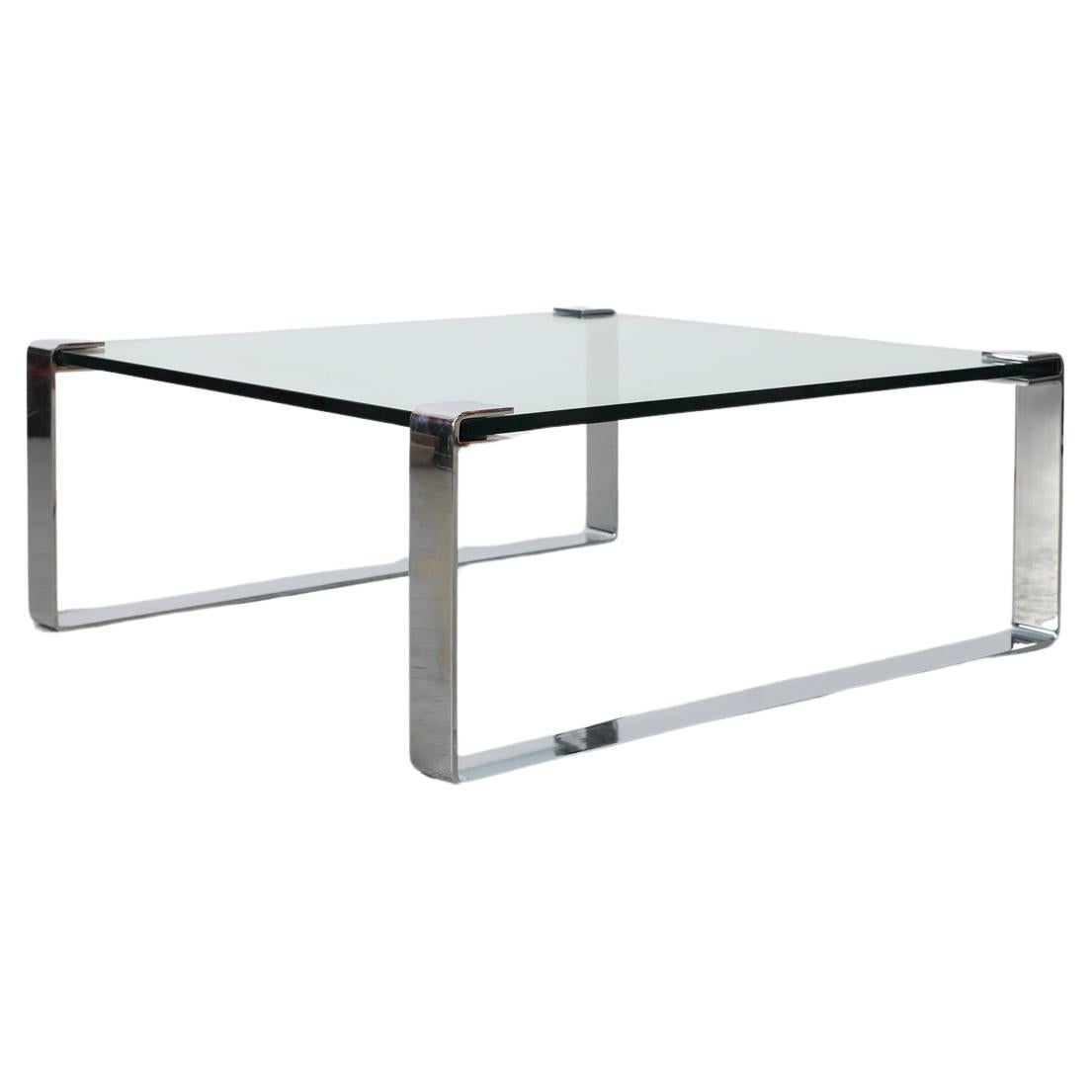 One of a Kind Thick Square solid Glass Table Base by Imperial ...