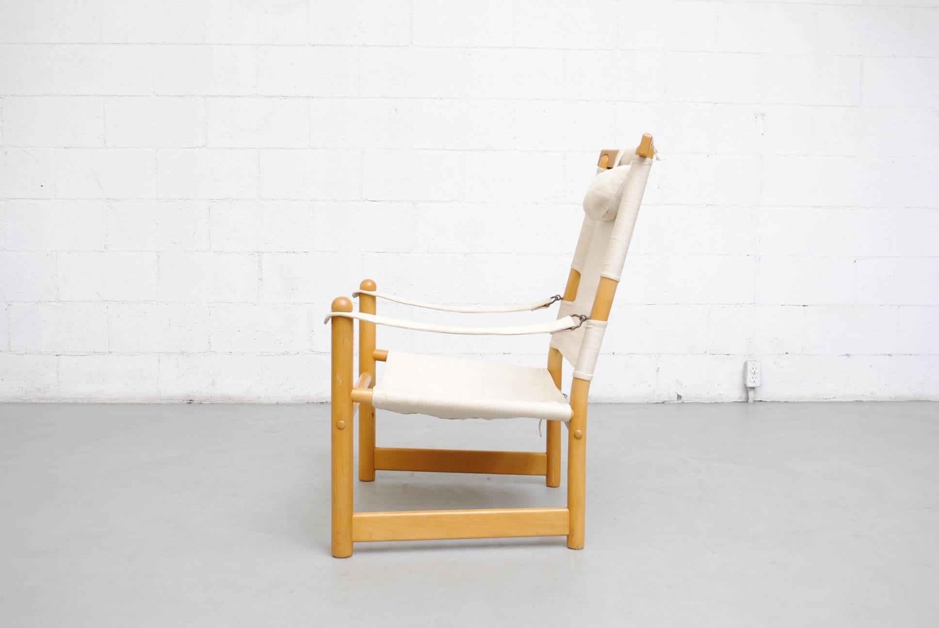 Canvas Safari Campaign Chair at 1stDibs | canvas campaign chair, canvas ...