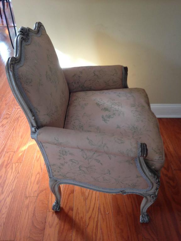 French-Style Parlor Club Chair at 1stDibs