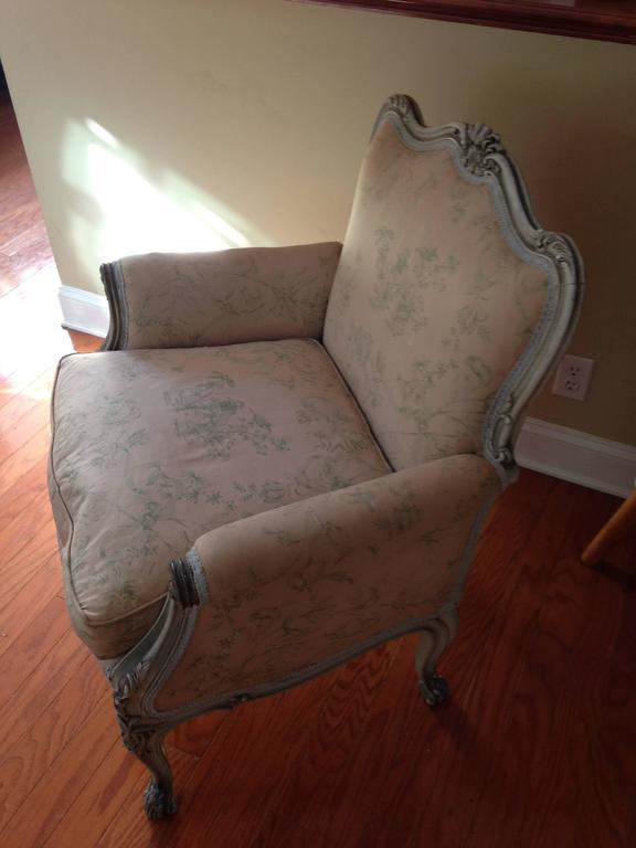 French-Style Parlor Club Chair at 1stDibs