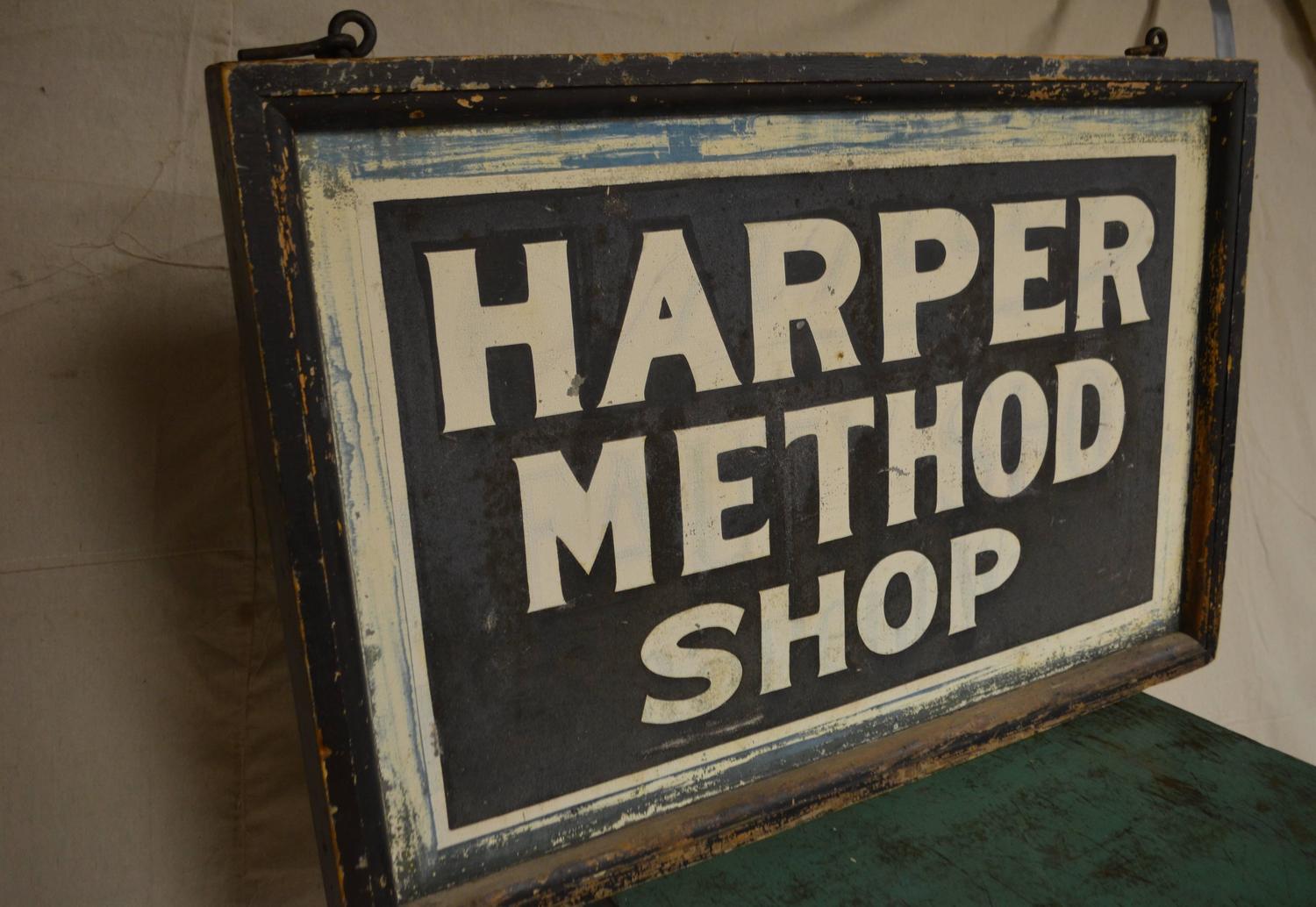 Two-Sided Sign for Shop Created by Martha Matilda Harper, Pioneer of ...