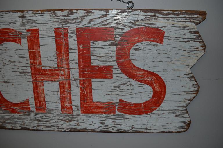 Pair of Farm Produce Signs, Hand-Lettered from the 1950s at 1stDibs