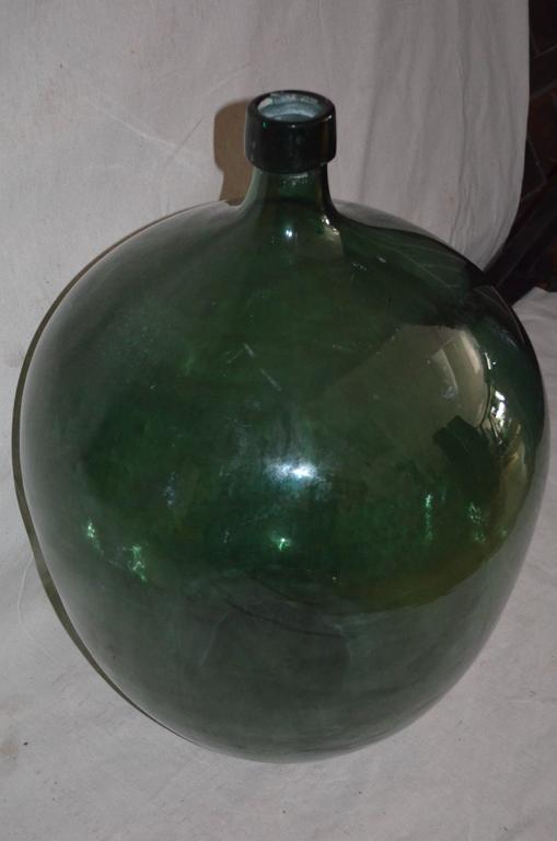 Handblown Glass Demijohn Jug/Bottle from Italy, Used to Store Wine at ...