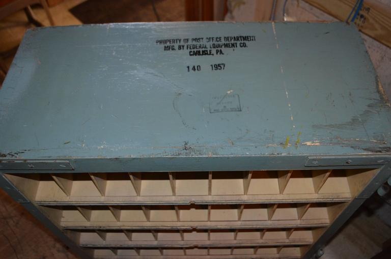 Cabinet Used to Slot Mail, US Postal Service, 1957 at 1stDibs