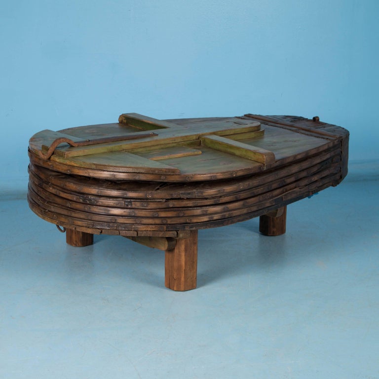 Large Antique Blacksmith's Bellows Coffee Table at 1stDibs | bellows table